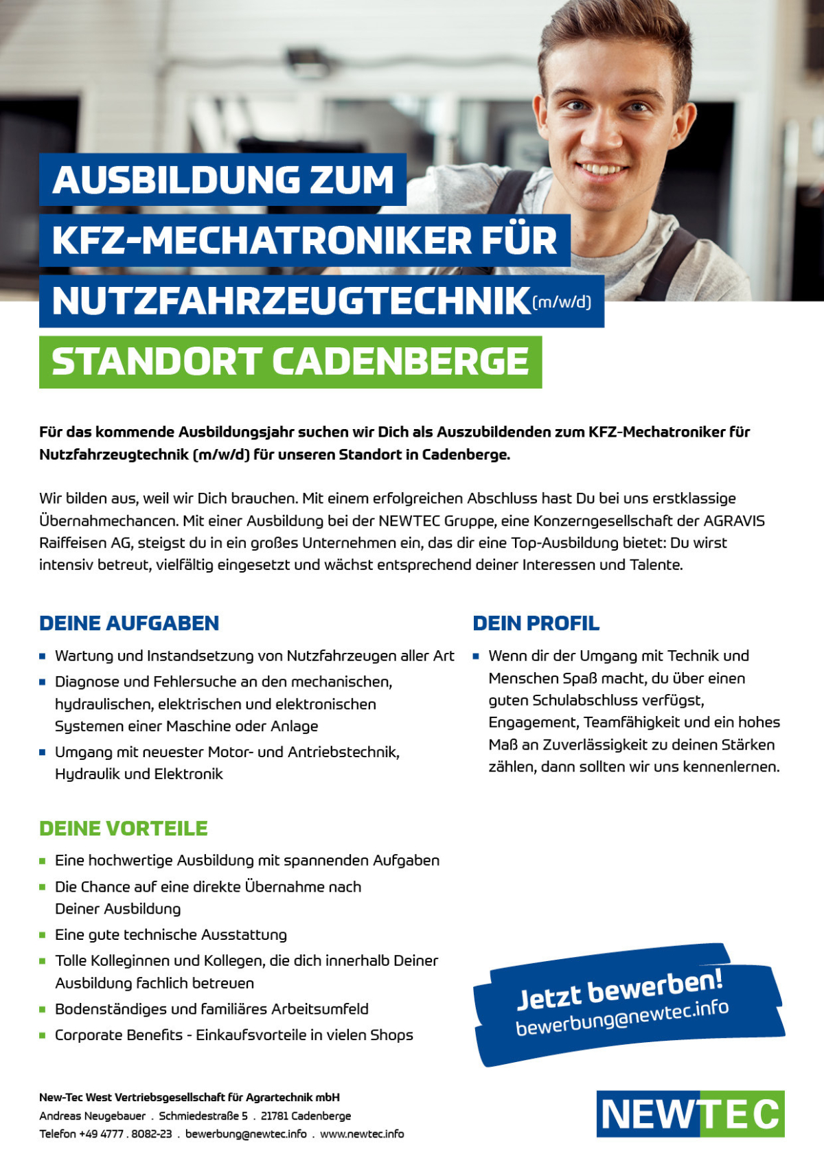Ausbildung zum KFZ-Mechatroniker für Nutzfahrzeugtechnik (m/w/d ...